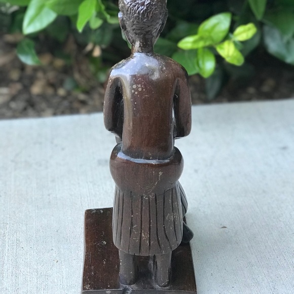 Accents | 11 Vtg African Drummer Wooden Statue | Poshmark